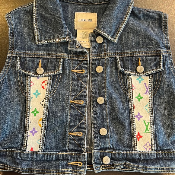 Cherokee | Jackets & Coats | Cherokee Vest With Rhinestone And Lv ...